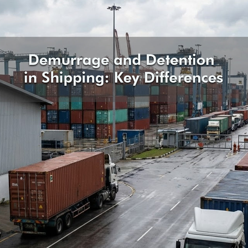 Demurrage and Detention in Shipping: Key Differences – Midstate Containers