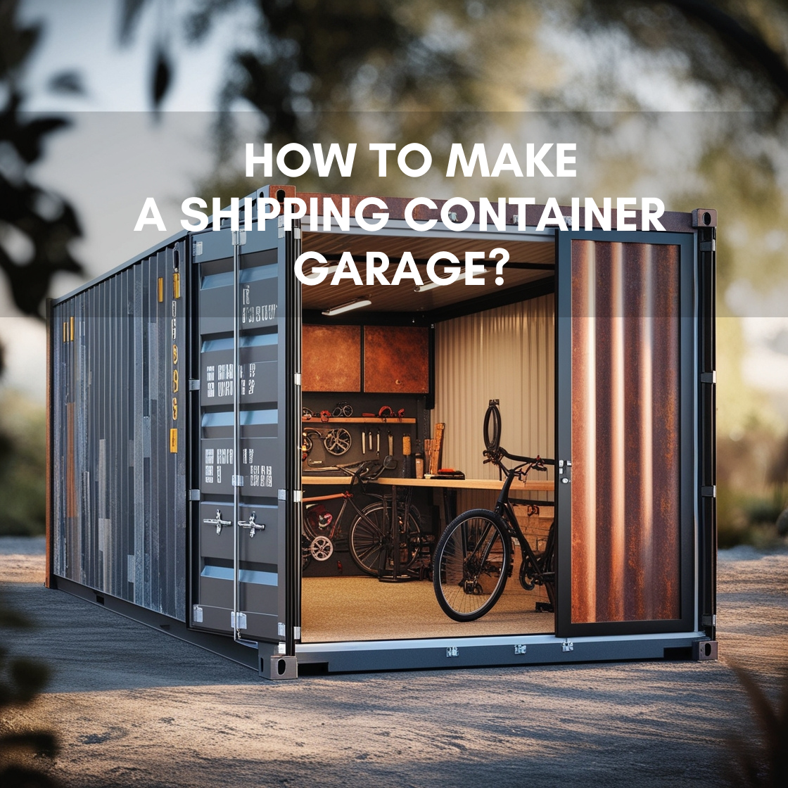 How to Build Shipping Container Garage – Midstate Containers