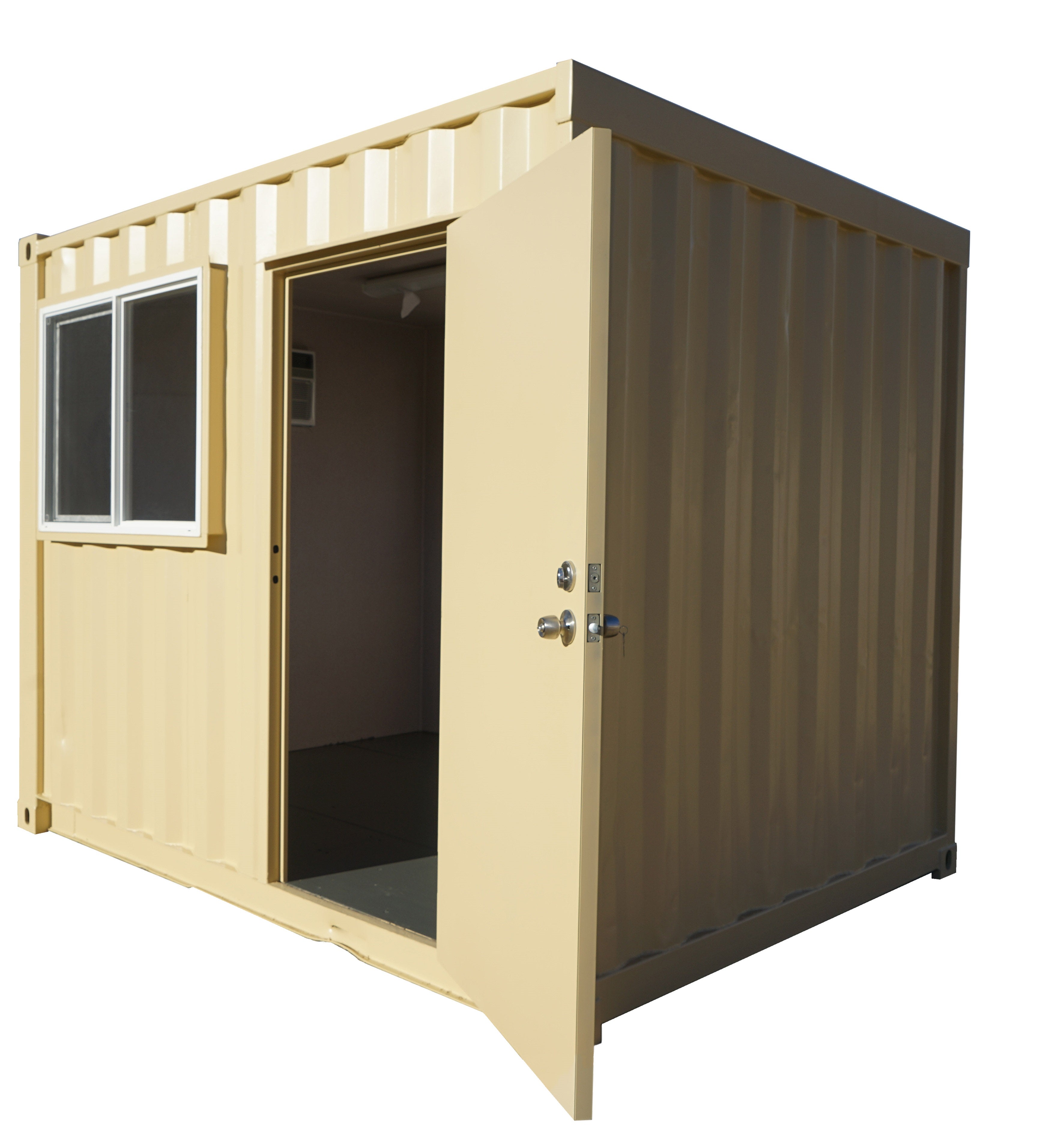 10' Ground Level Office Container – Midstate Containers
