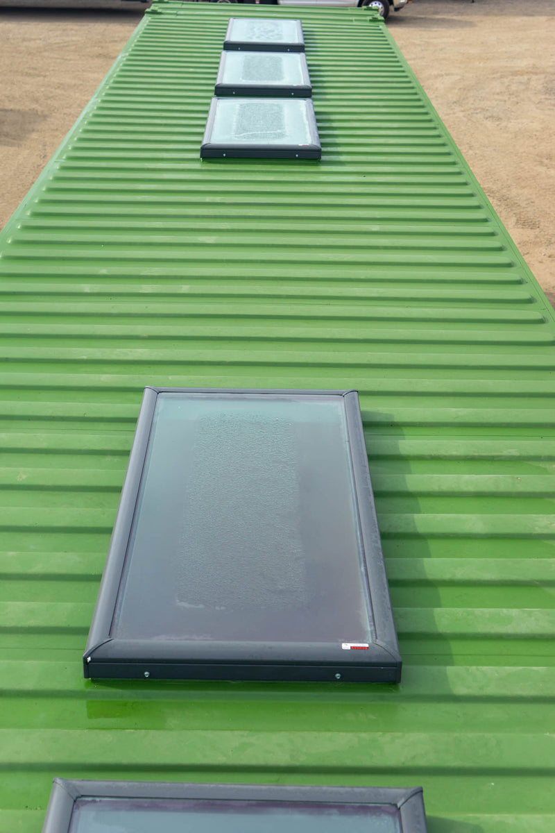 2’x4’ Flat Glass Skylight – Midstate Containers