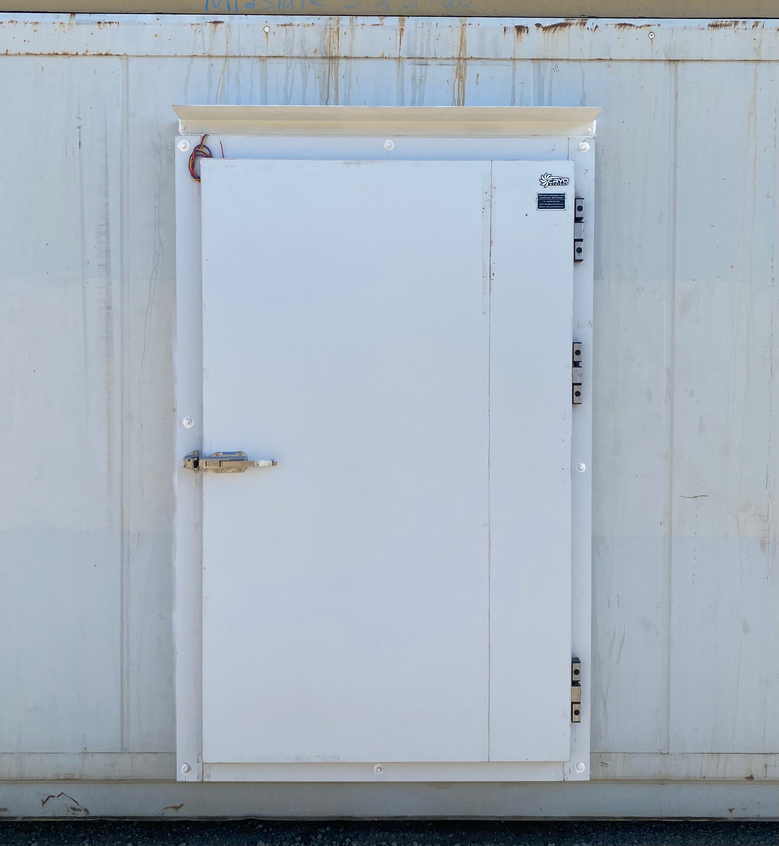 48” Refrigerated Container Butcher Door – Midstate Containers