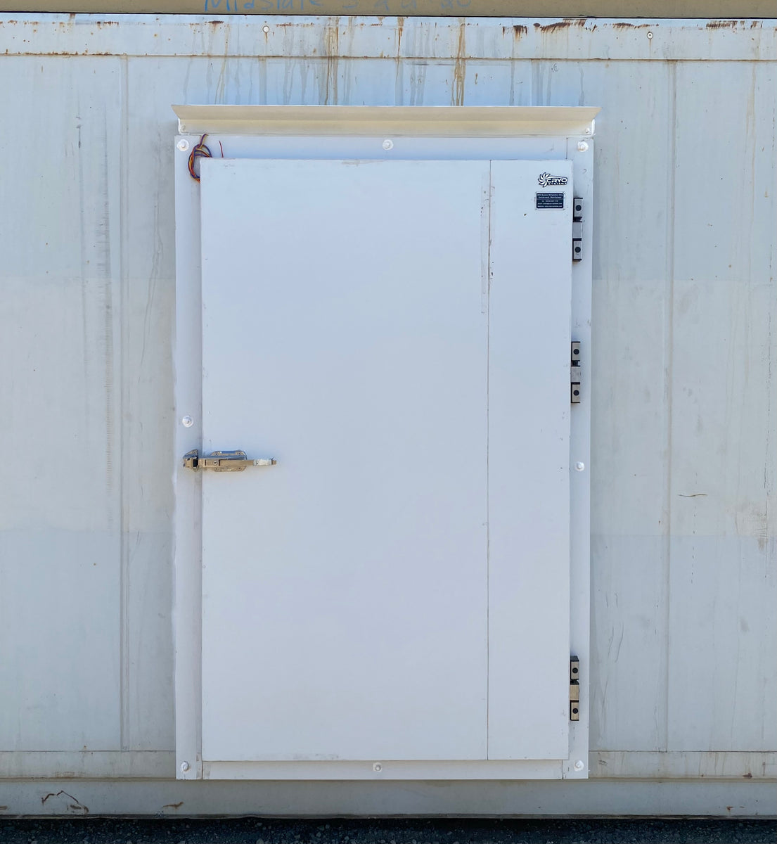 48” Refrigerated Container Butcher Door – Midstate Containers