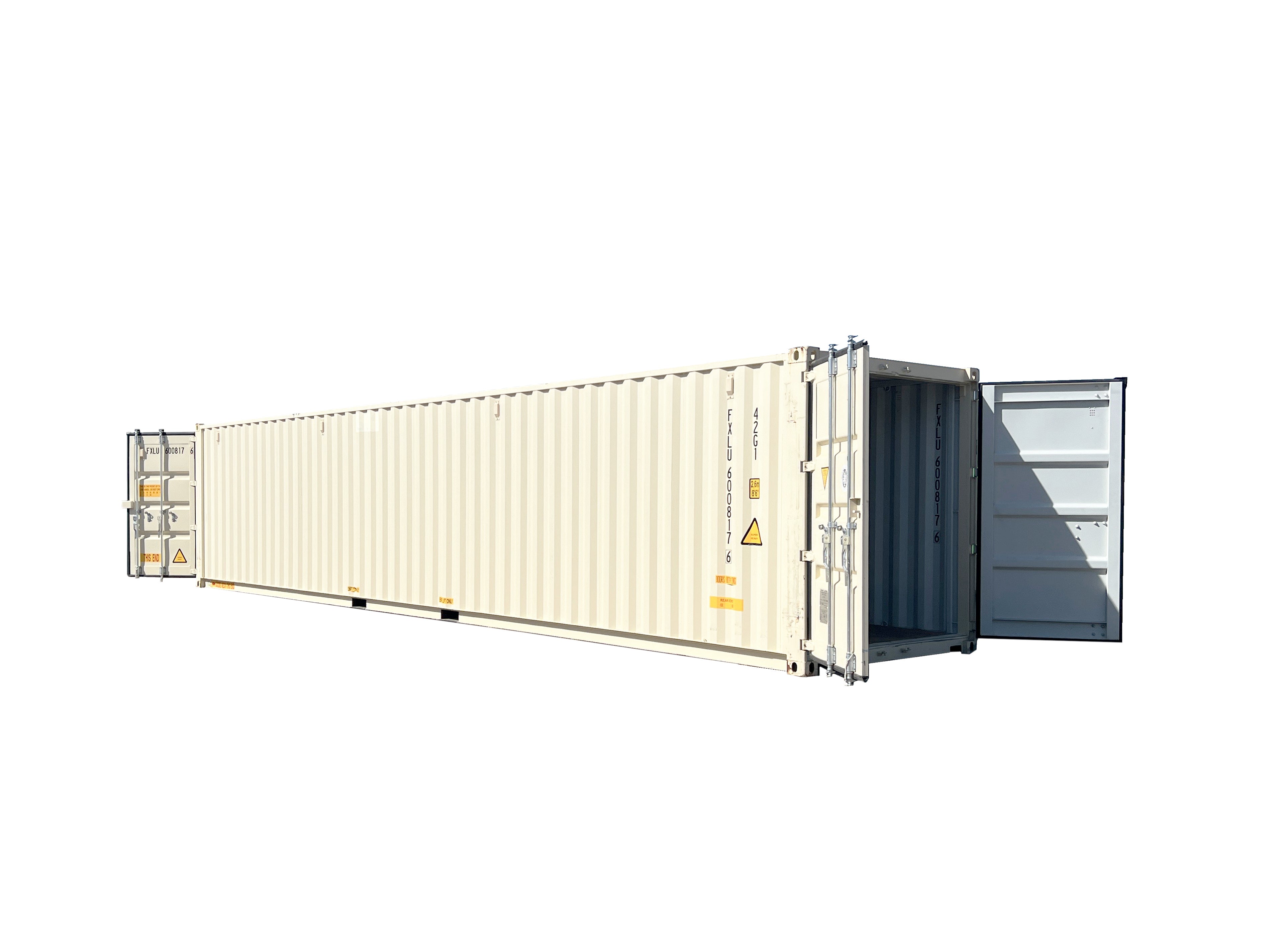 40’ High Cube One Trip Double Door Container for sale – Midstate Containers