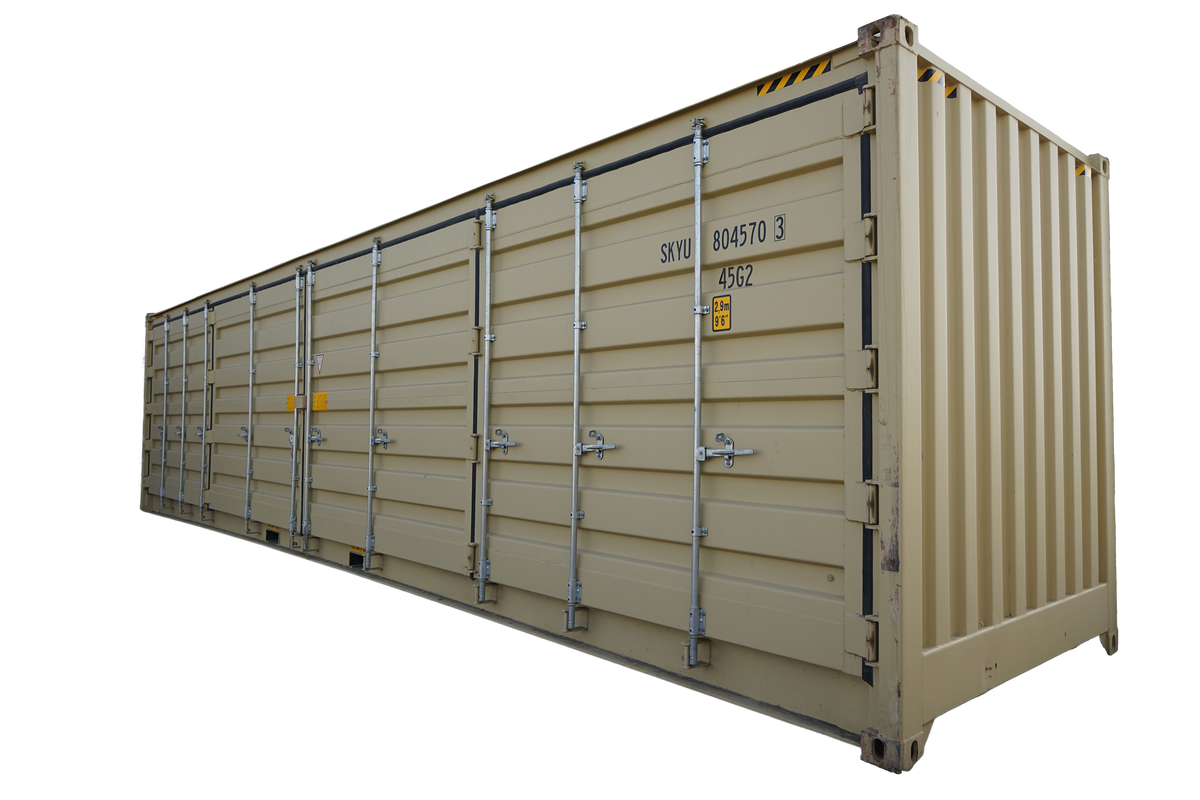 40' High Cube Open Side Container – Midstate Containers