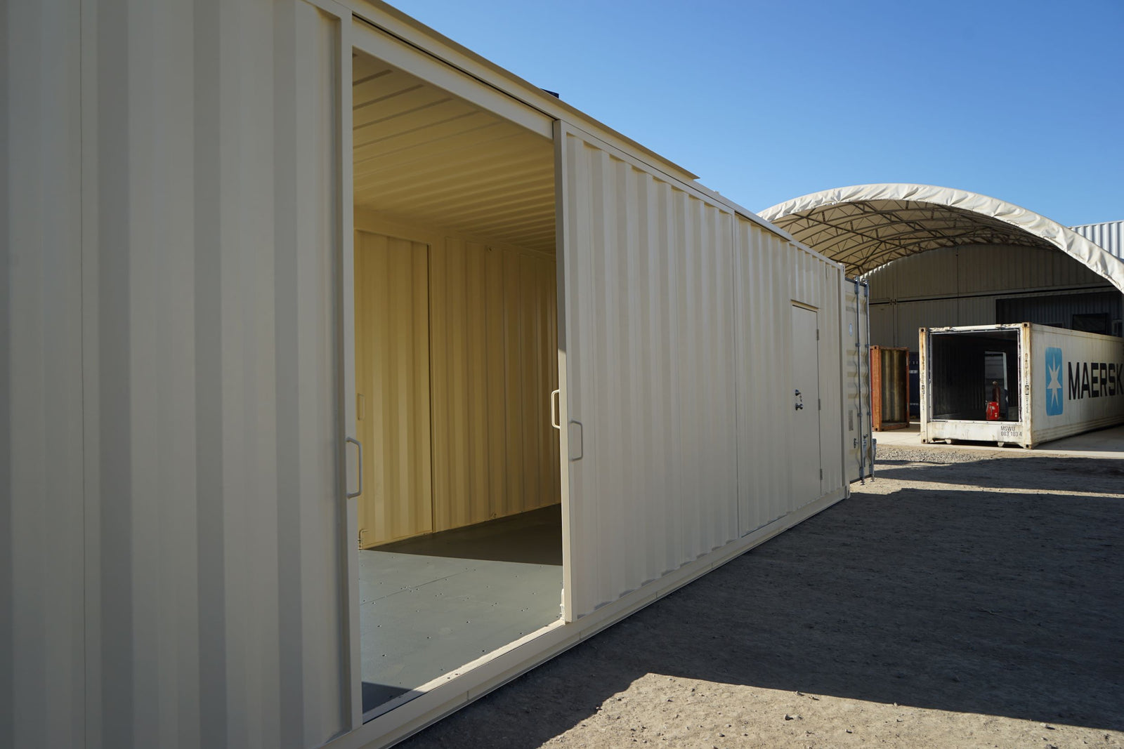 8’ Steel Barn Doors – Midstate Containers