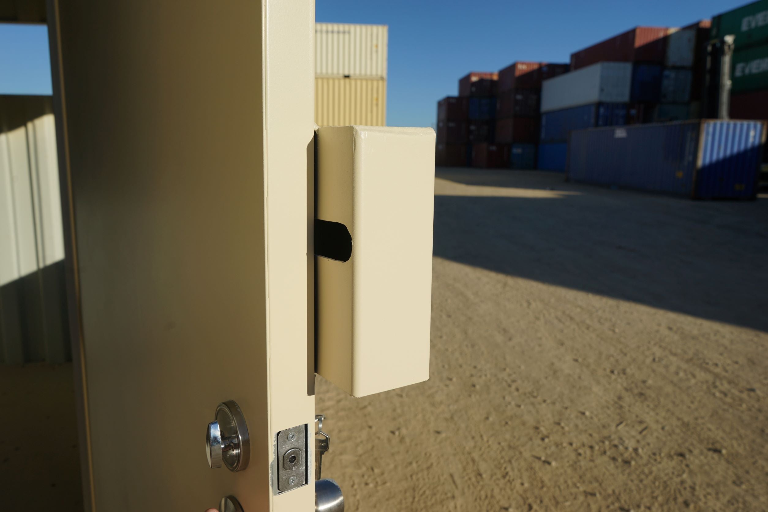 Steel Man Door Lock Box – Midstate Containers