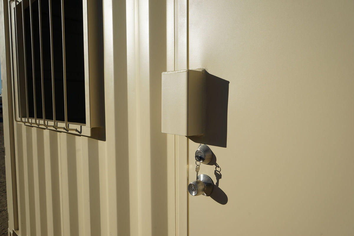 Steel Man Door Lock Box – Midstate Containers